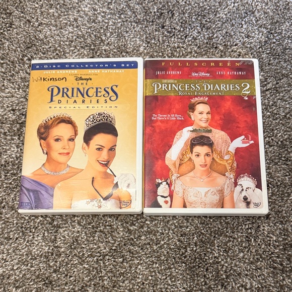 Disney | Media | Disney Princess Diaries Special Edition Dvd Set Gold ...
